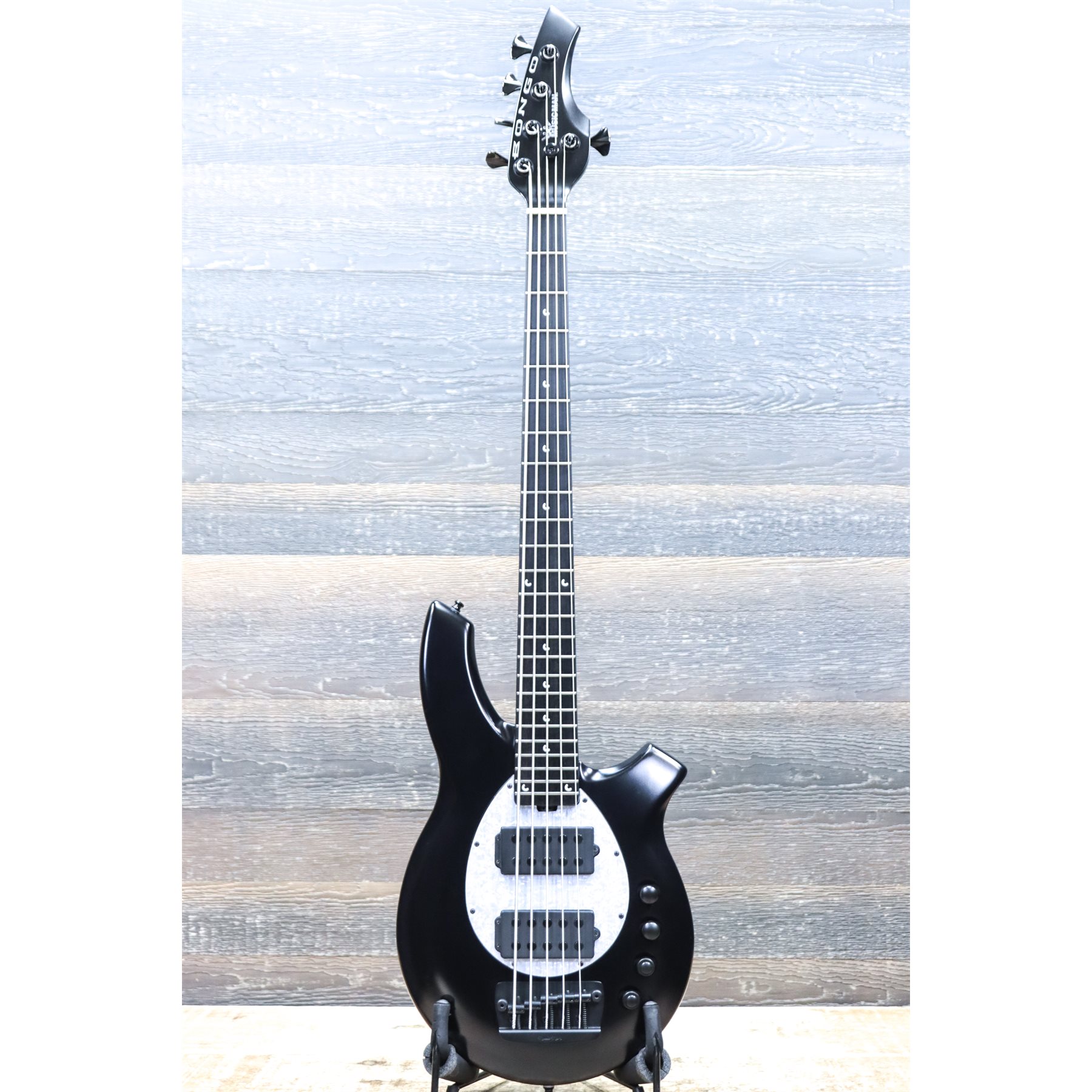 ERNIE BALL MUSIC MAN BONGO 5 HH STEALTH BLACK BASSE ÉLECTRIQUE 5-CORDES ...