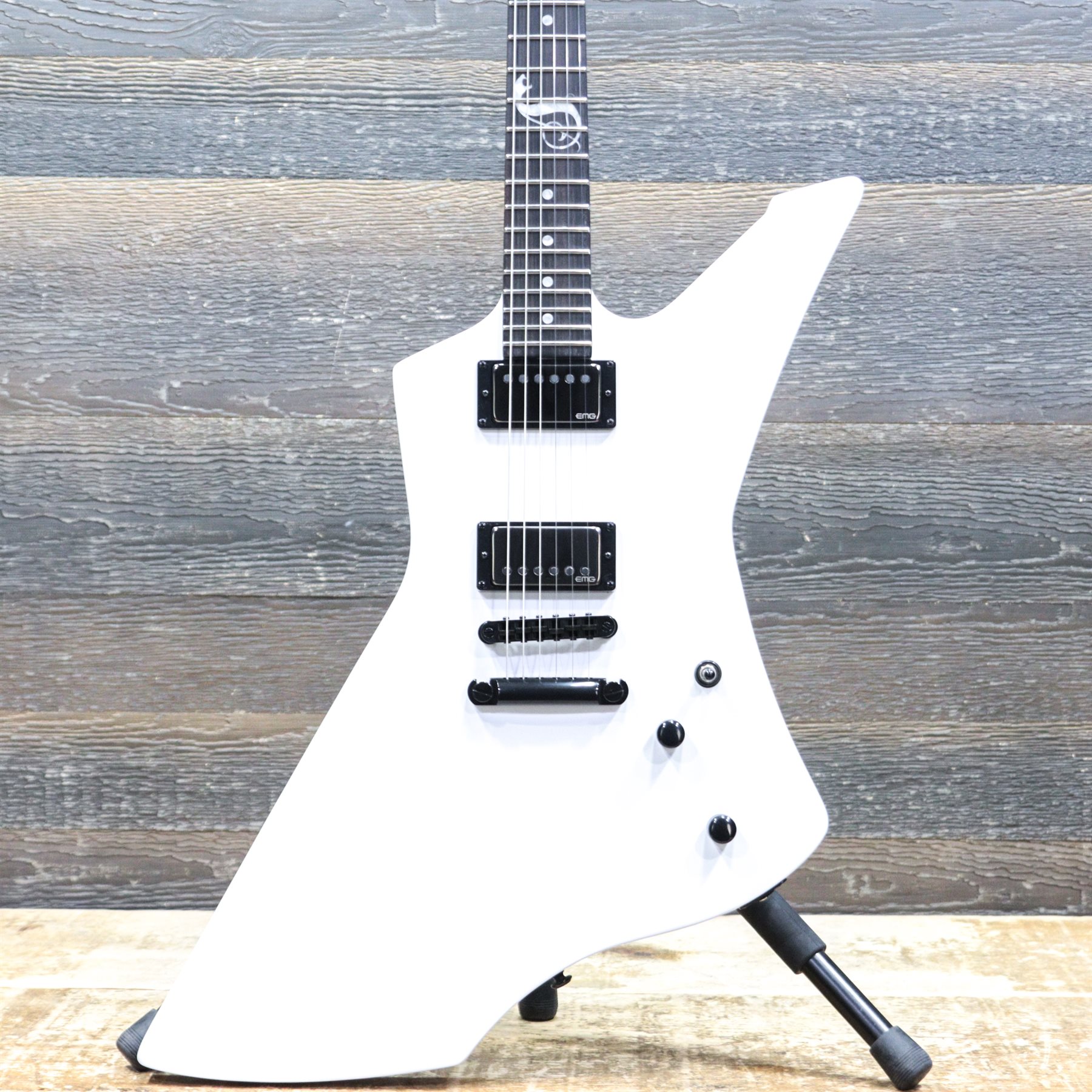 ESP LTD SNAKEBYTE SNOW WHITE JAMES HETFIELD SIGNATURE ELECTRIC GUITAR W ...