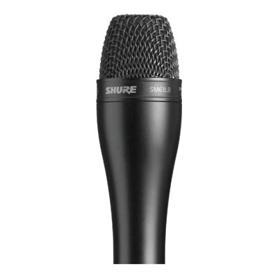 SHURE SM63LB MICROPHONE DYNAMIQUE À MAIN