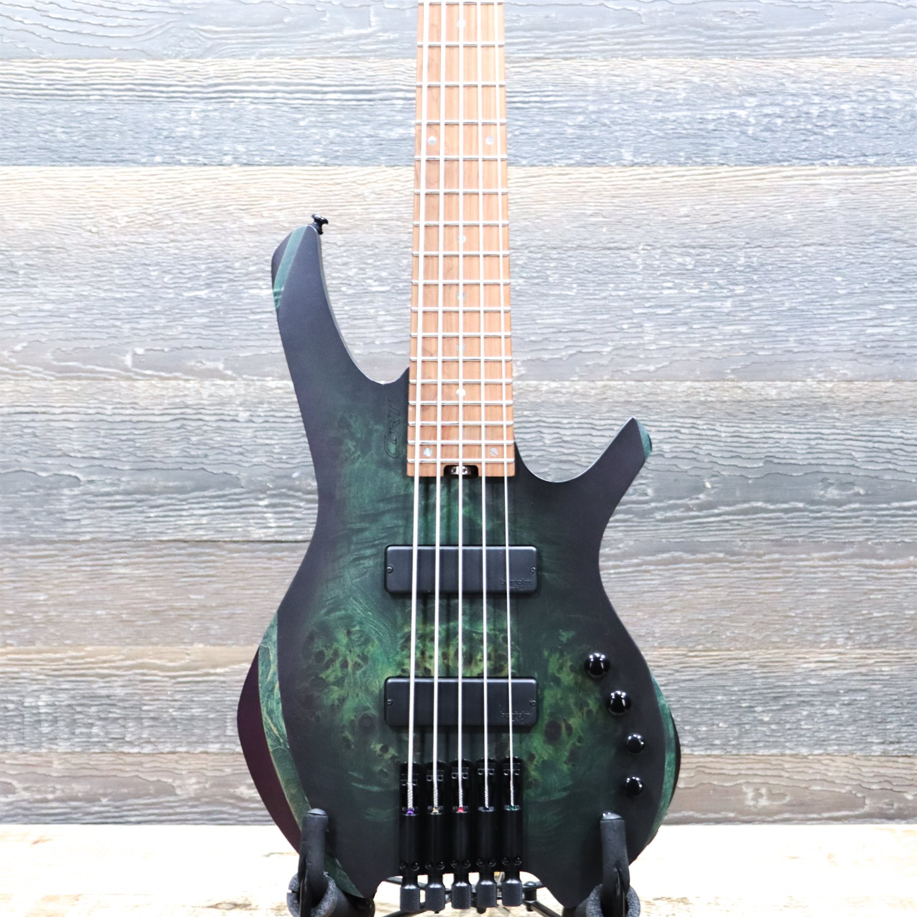 CORT SPACE 5 STAR DUST GREEN HEADLESS DESIGN POPLAR BURL BASSE ...